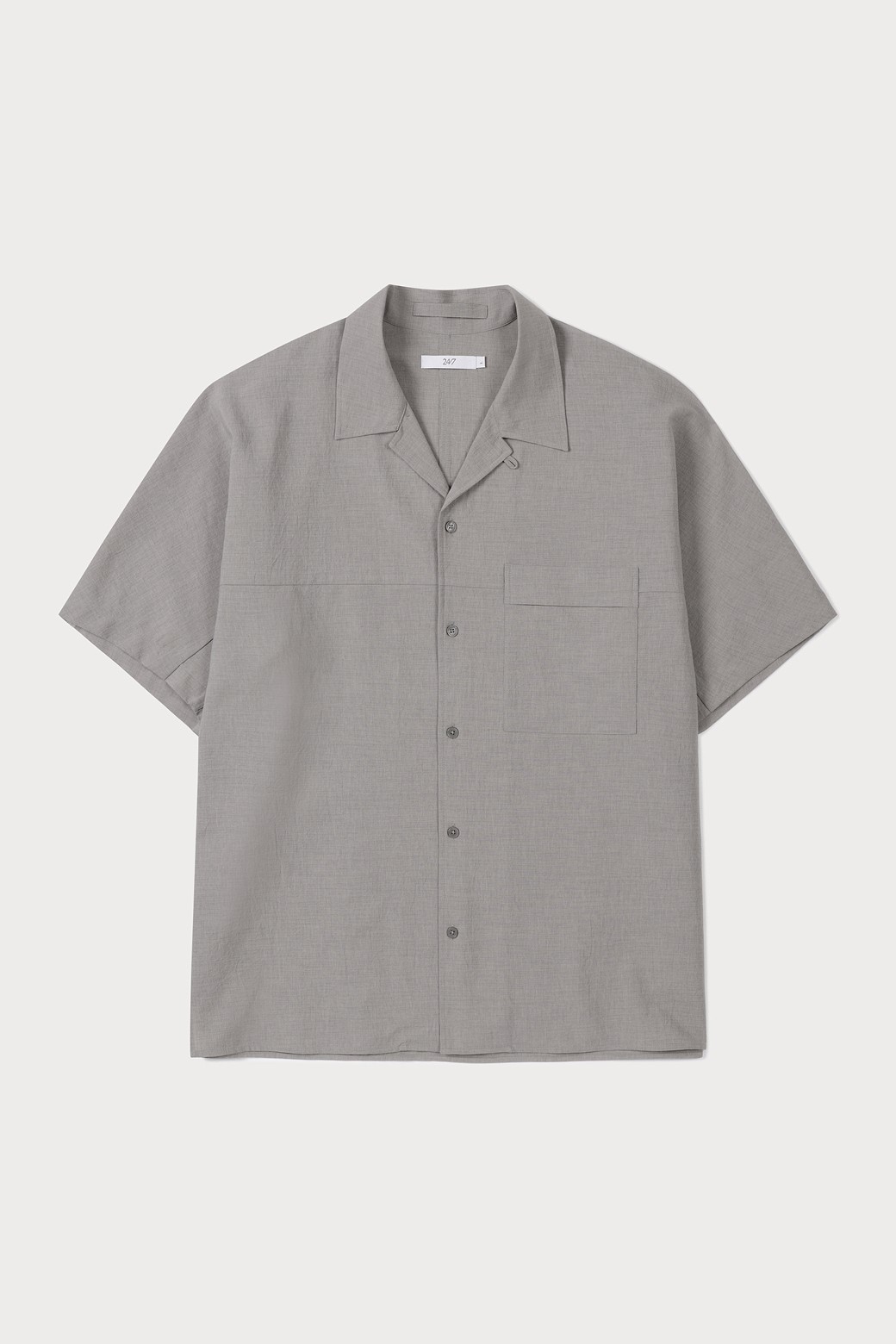 CREASE OPEN COLLAR SHIRTS (247)_24/7 series