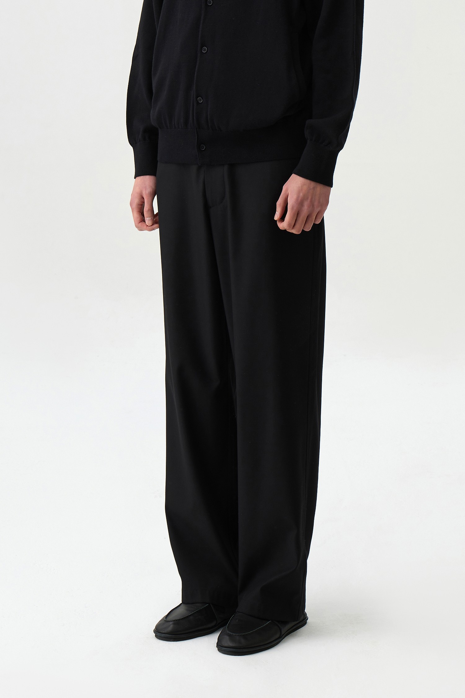FOLD PLEATED WIDE PANTS (247)_24/7 series