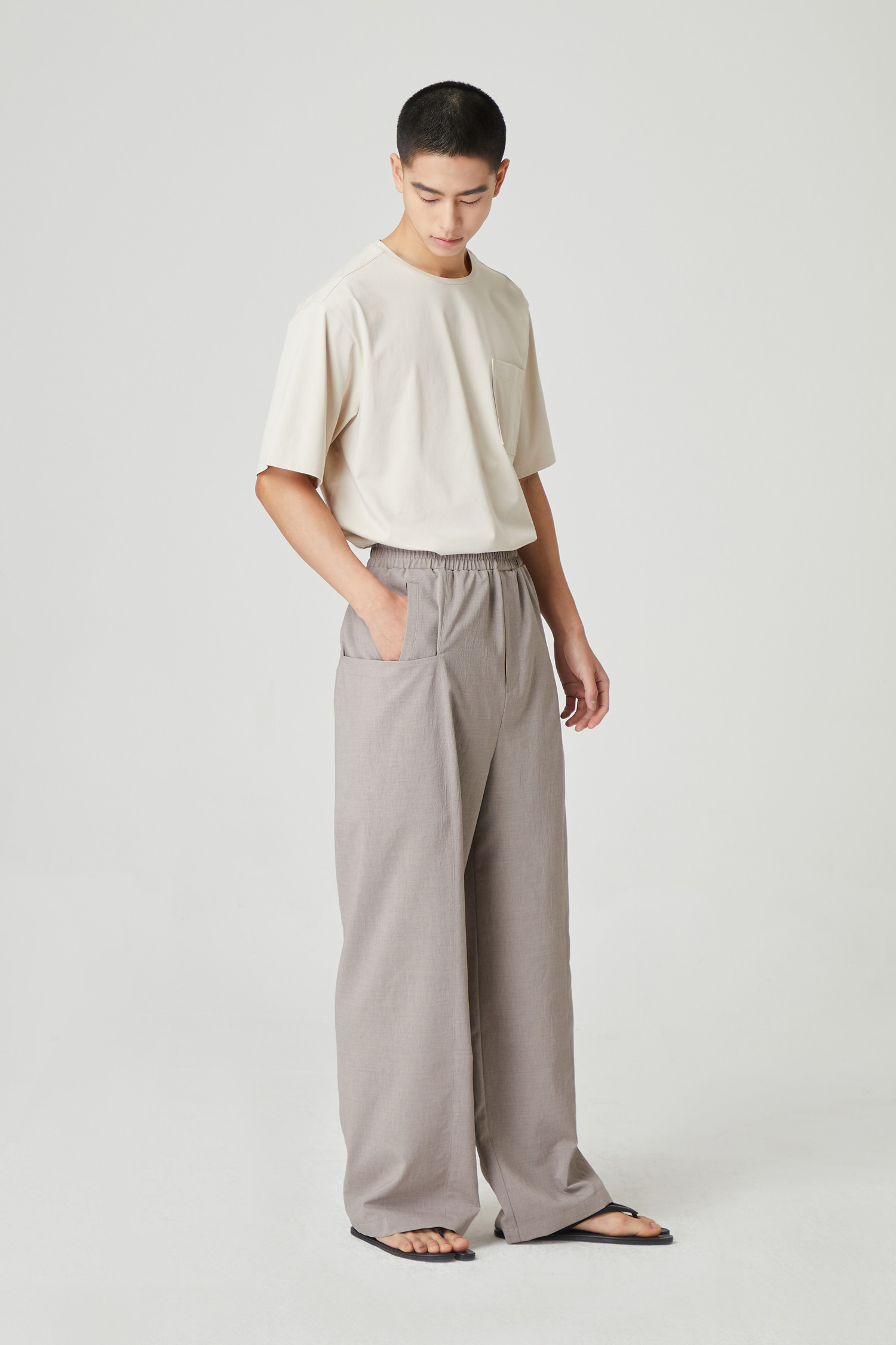 CREASE STRUCTURED PANTS (247)_24/7 series