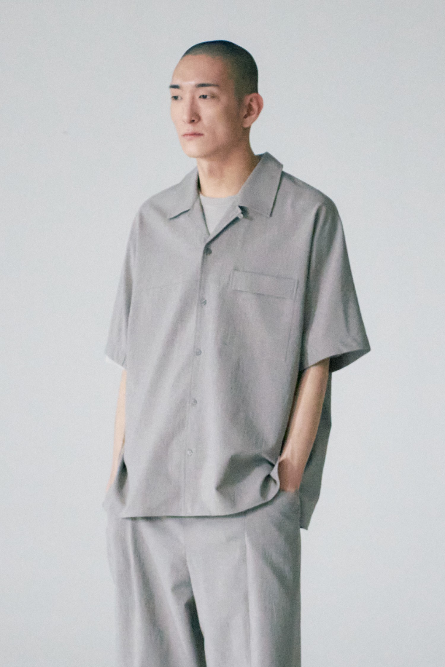 CREASE OPEN COLLAR SHIRTS (247)_24/7 series