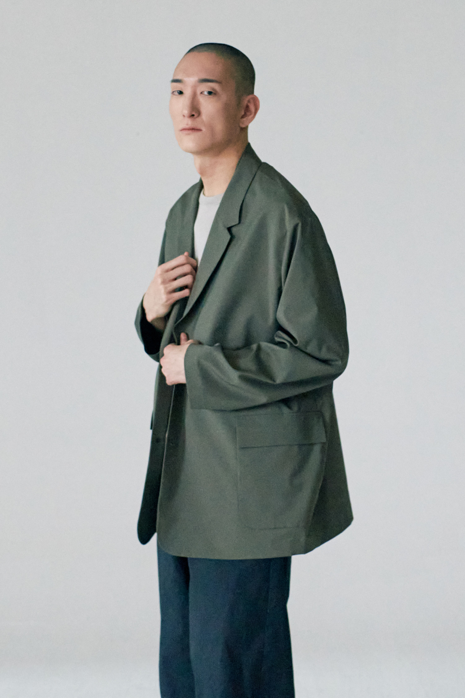 MINIMAL STITCH OVERSIZED JACKET (247)_24/7 series