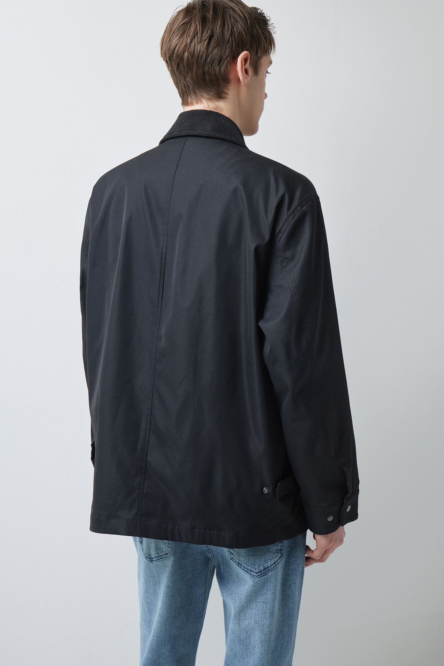 CORDUROY COLLARED WORK JACKET (247)_24/7 series