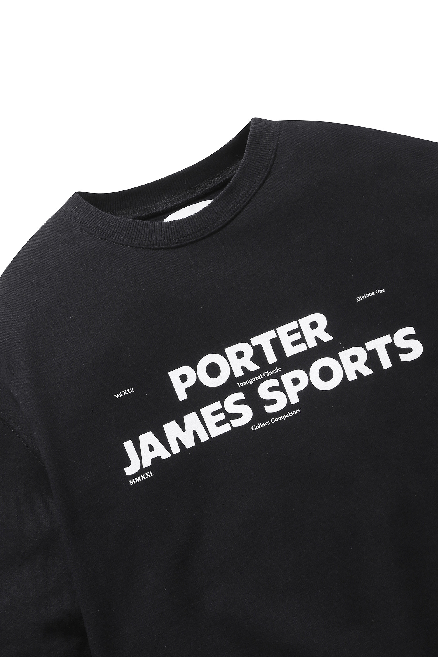 Porter James Sports Invitational Crewneck Sweatshirt Black_Porter James ...