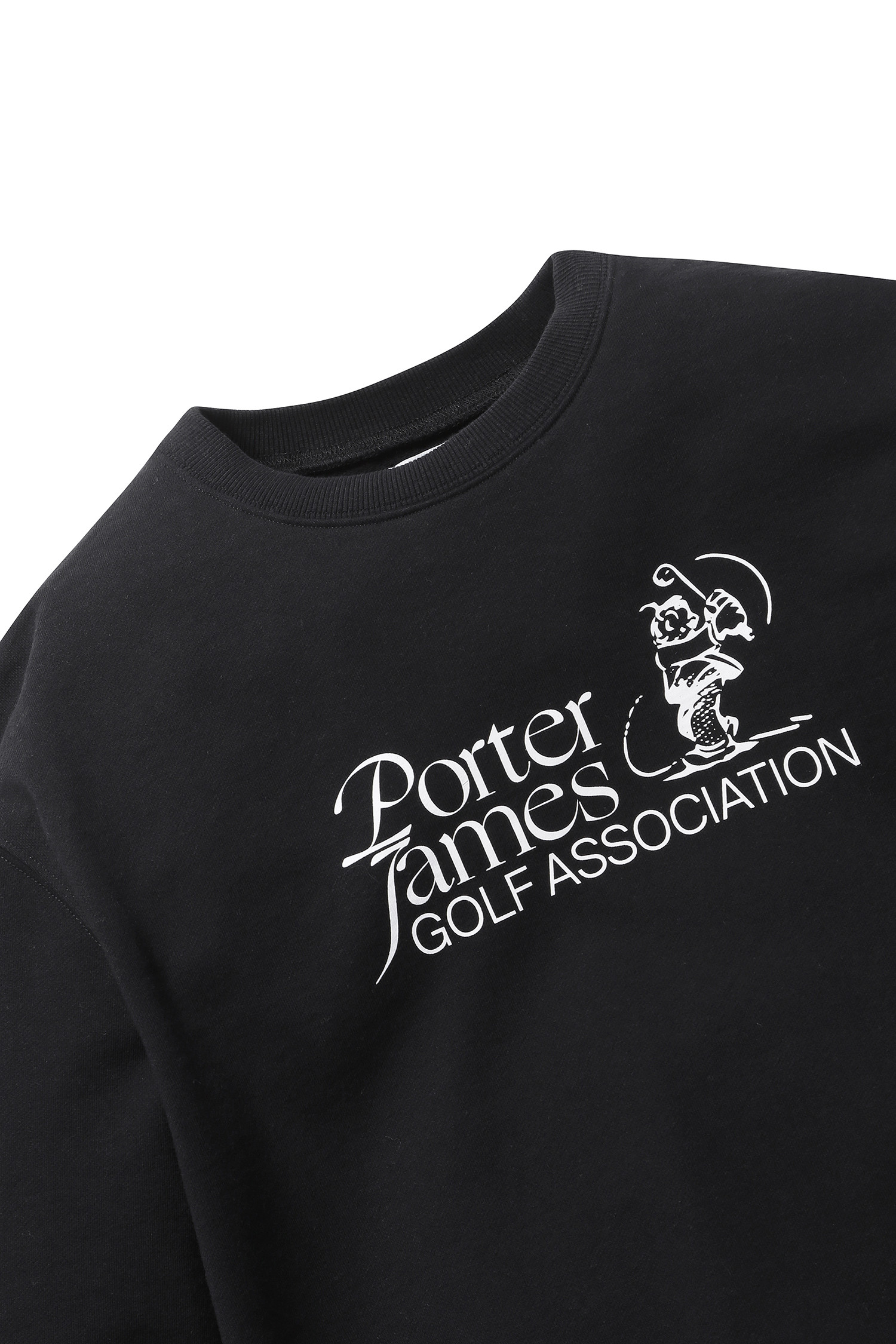 Porter James Sports Golf Association Sweatshirt Black_Porter James Sports