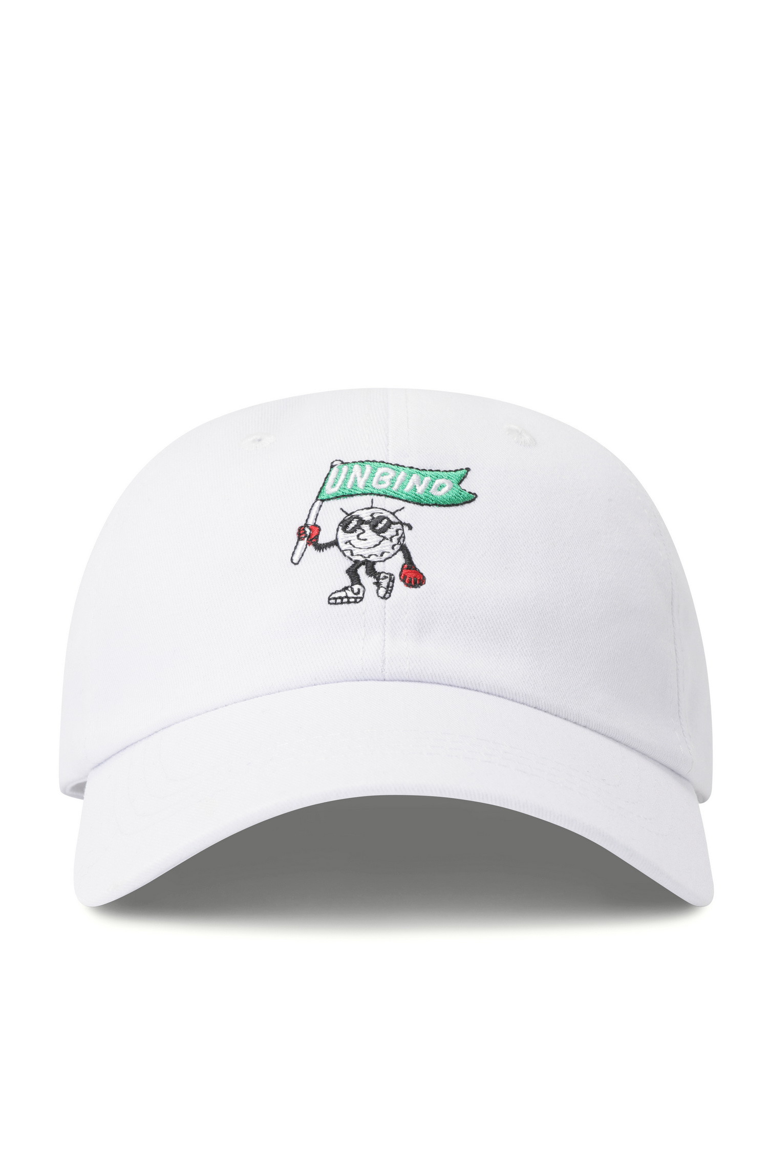 UNBIND Icon Dad Hat White_UNBIND