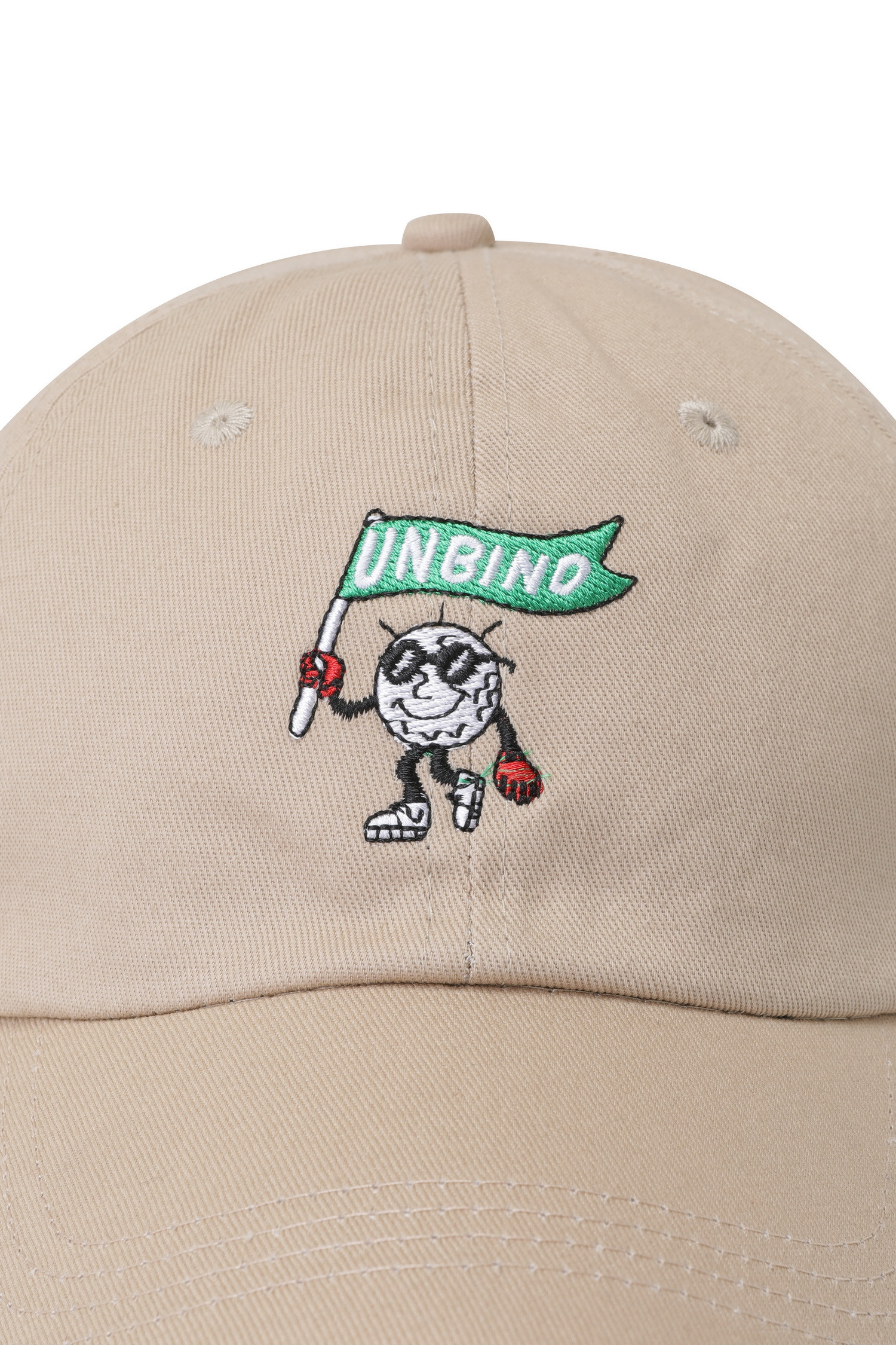 UNBIND Icon Dad Hat BEIGE_UNBIND