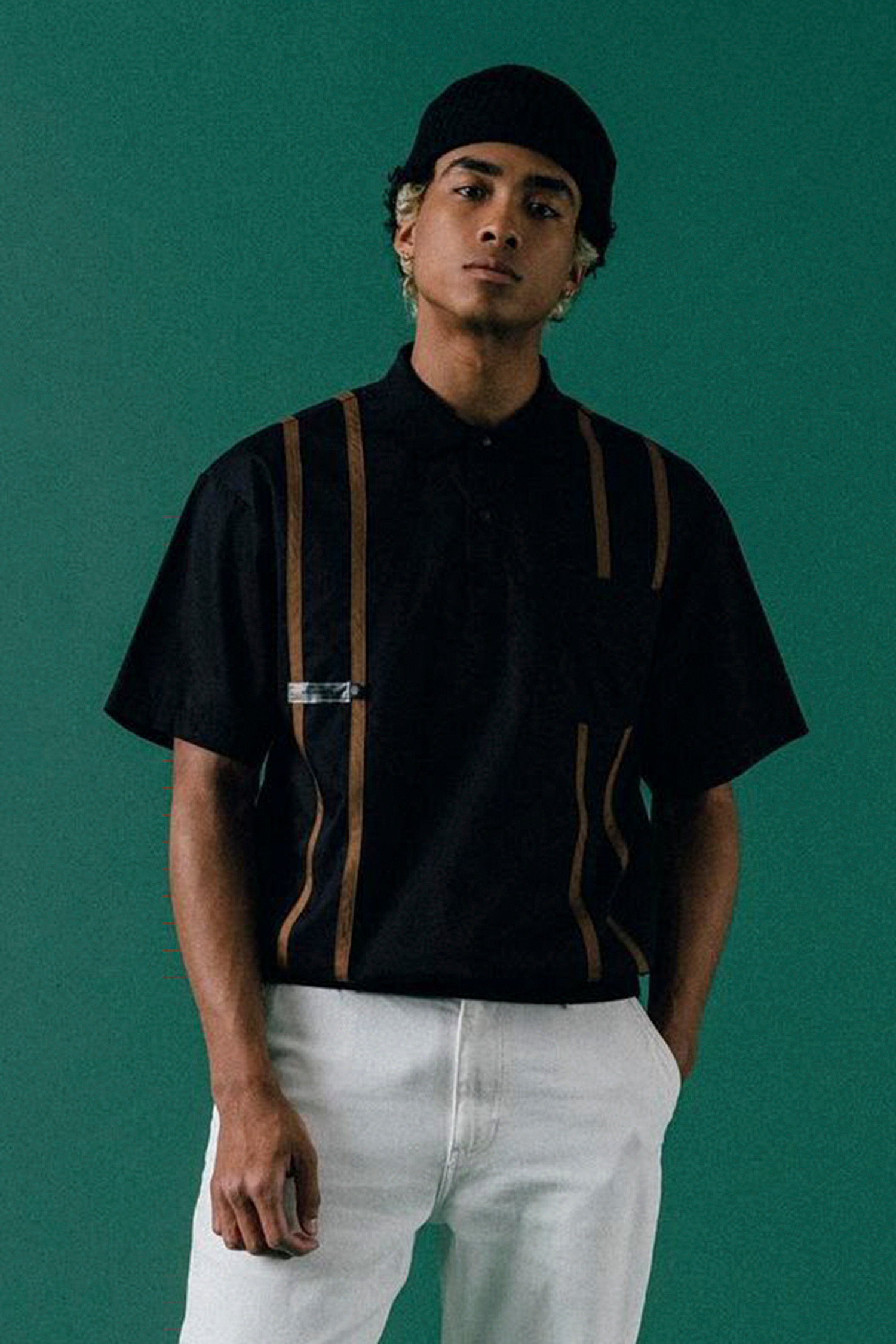 [STUDENT GOLF] Akers Poplin Popover Shirt_Students Golf