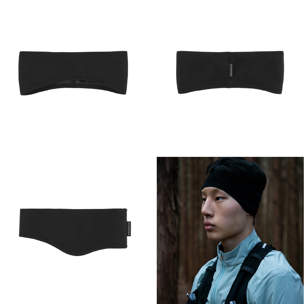 Basic Running Ear Warmer – Black_ARC